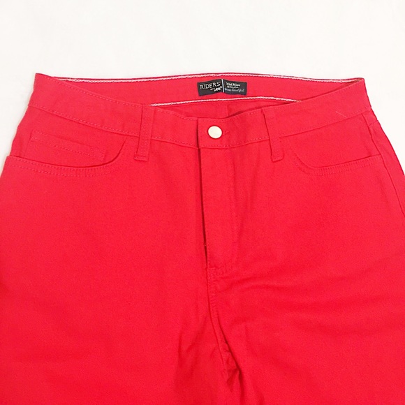 Riders by Lee | Shorts | Raiders By Lee Red High Rise Bermuda Long ...